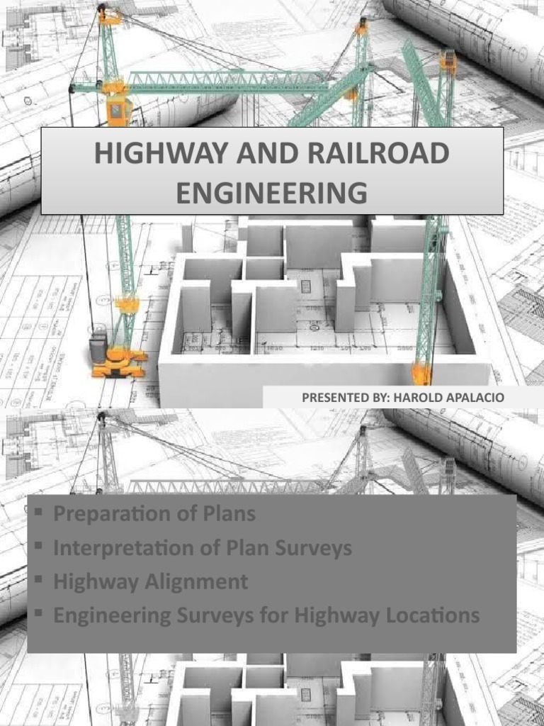 Highway and Railroad Engineering | PDF | Road | Road Transport