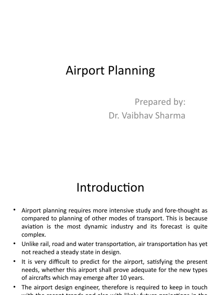 03 Airport Planning, and Site Selection | PDF | Airport | Air Traffic ...