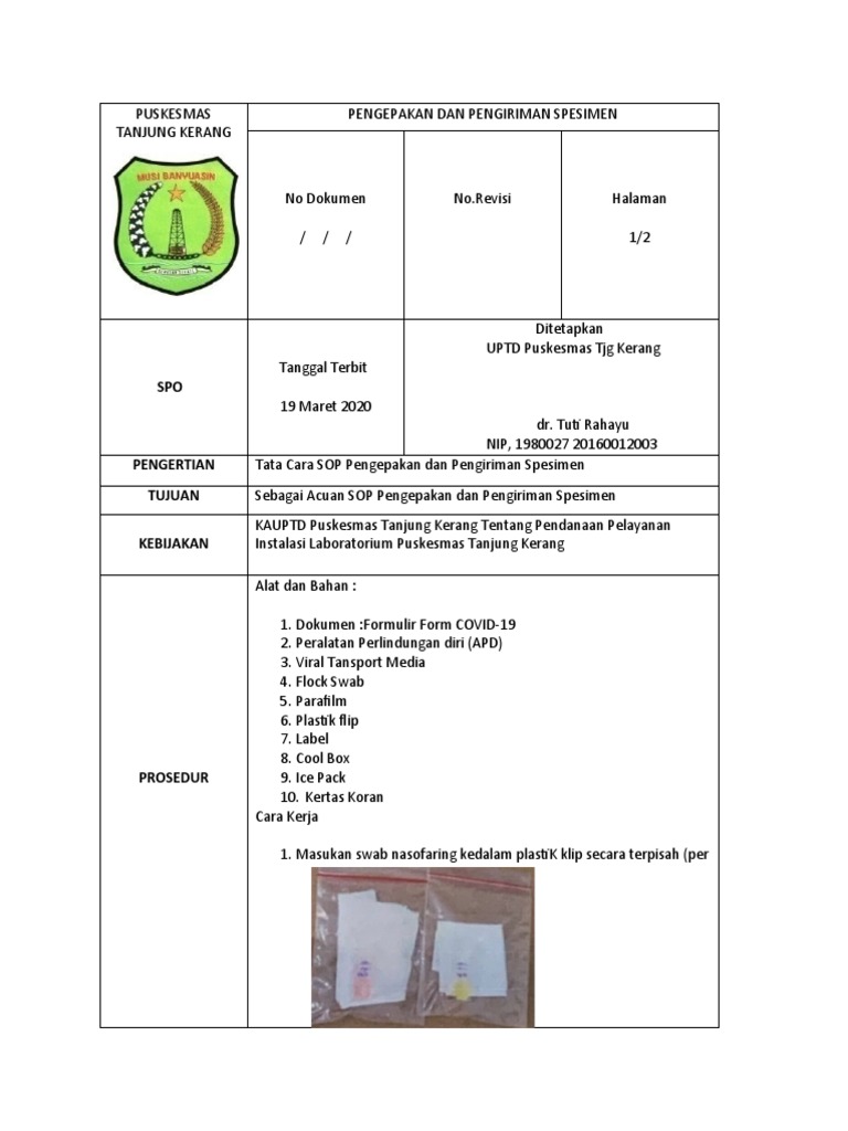 Spo Pengiriman Swap | PDF