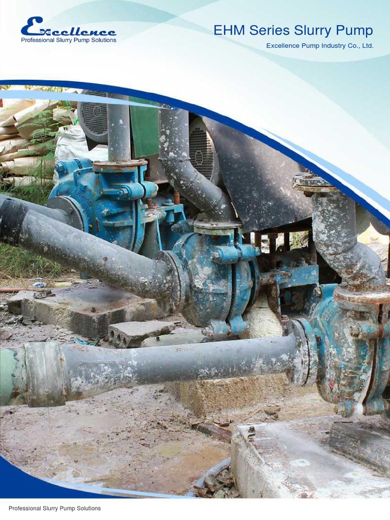 EHM Series Slurry Pump | PDF | Pump | Mining