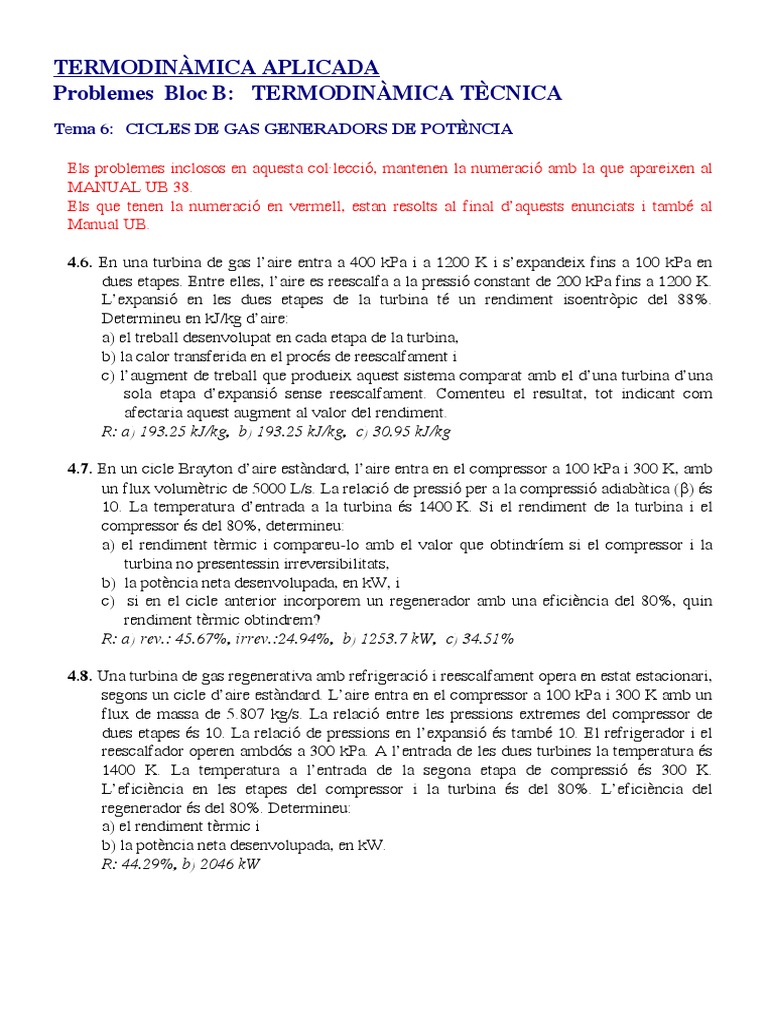 Problemes Tema 6 | PDF