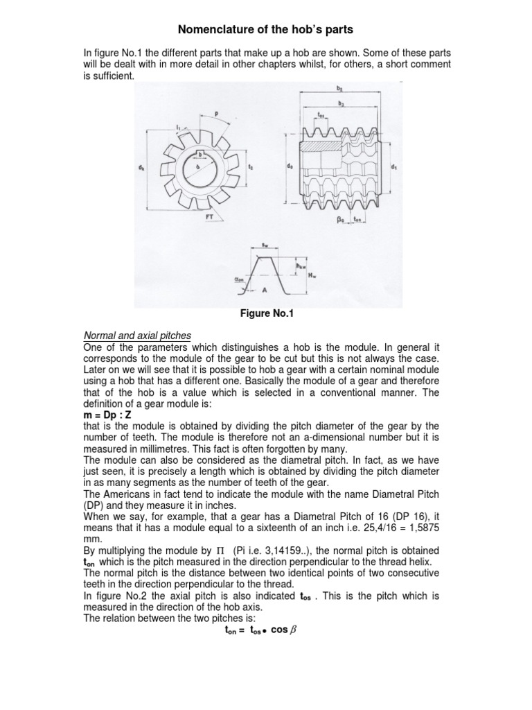 Hob Parts and Specifications Overview | PDF | Teaching Methods ...