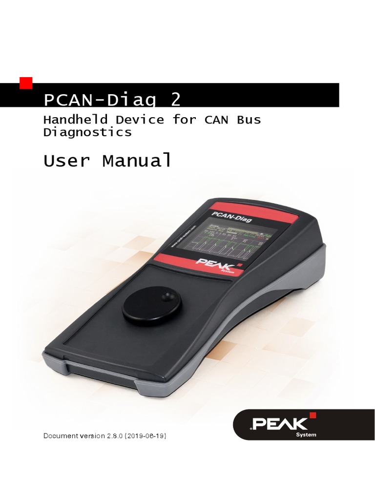 PCAN-Diag2 UserMan Eng | PDF | Ac Power Plugs And Sockets | Usb