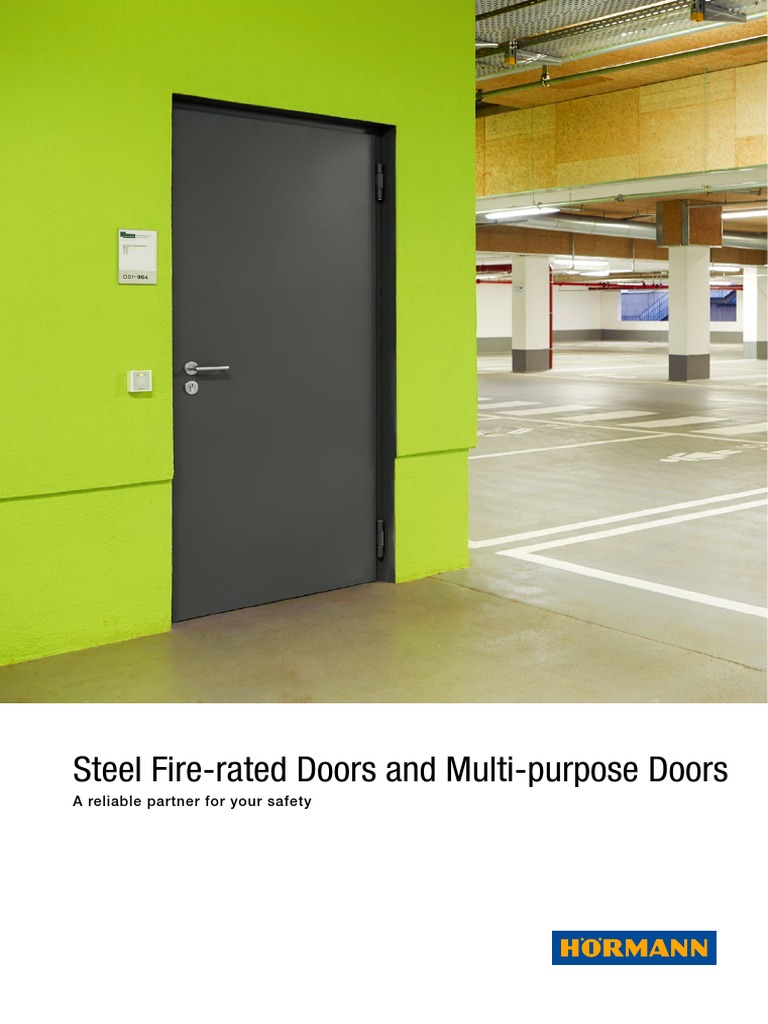 Steel Fire-Rated Doors and Multi-Purpose Doors | PDF | Door ...