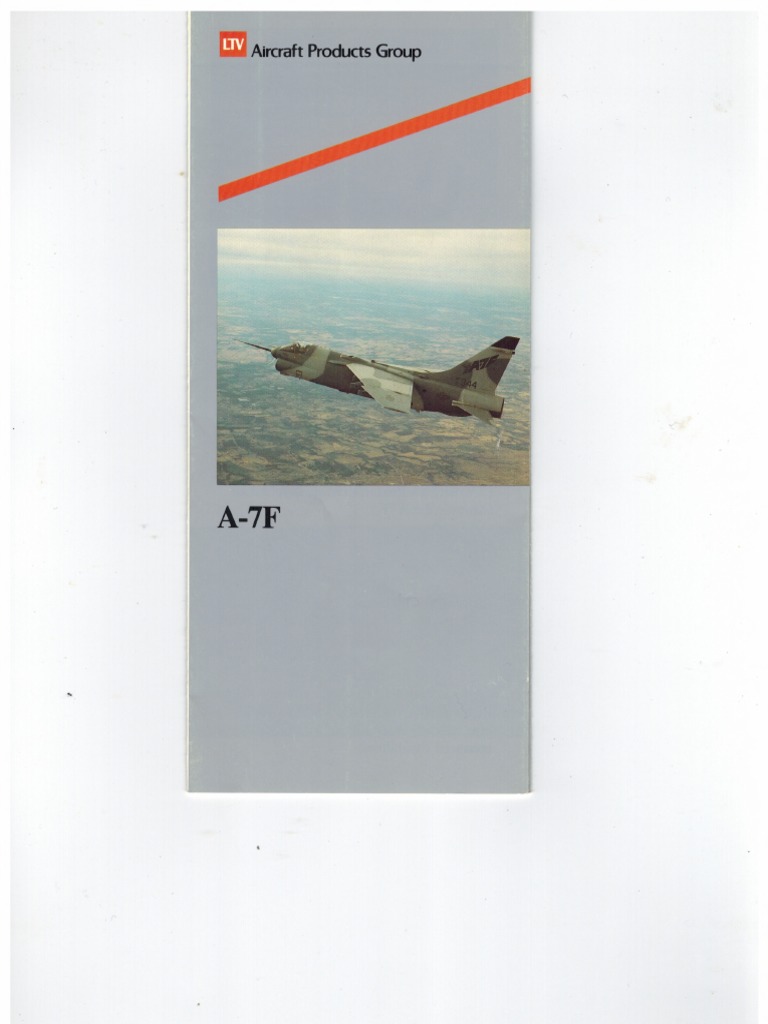 Vought YA-7F Strikefighter Brochure | PDF