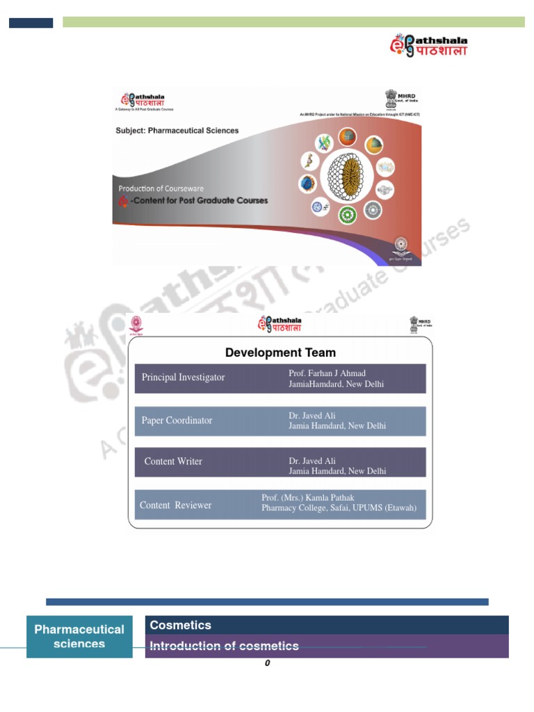 An Overview of Cosmetics: Classification, Purpose, and Nomenclature ...
