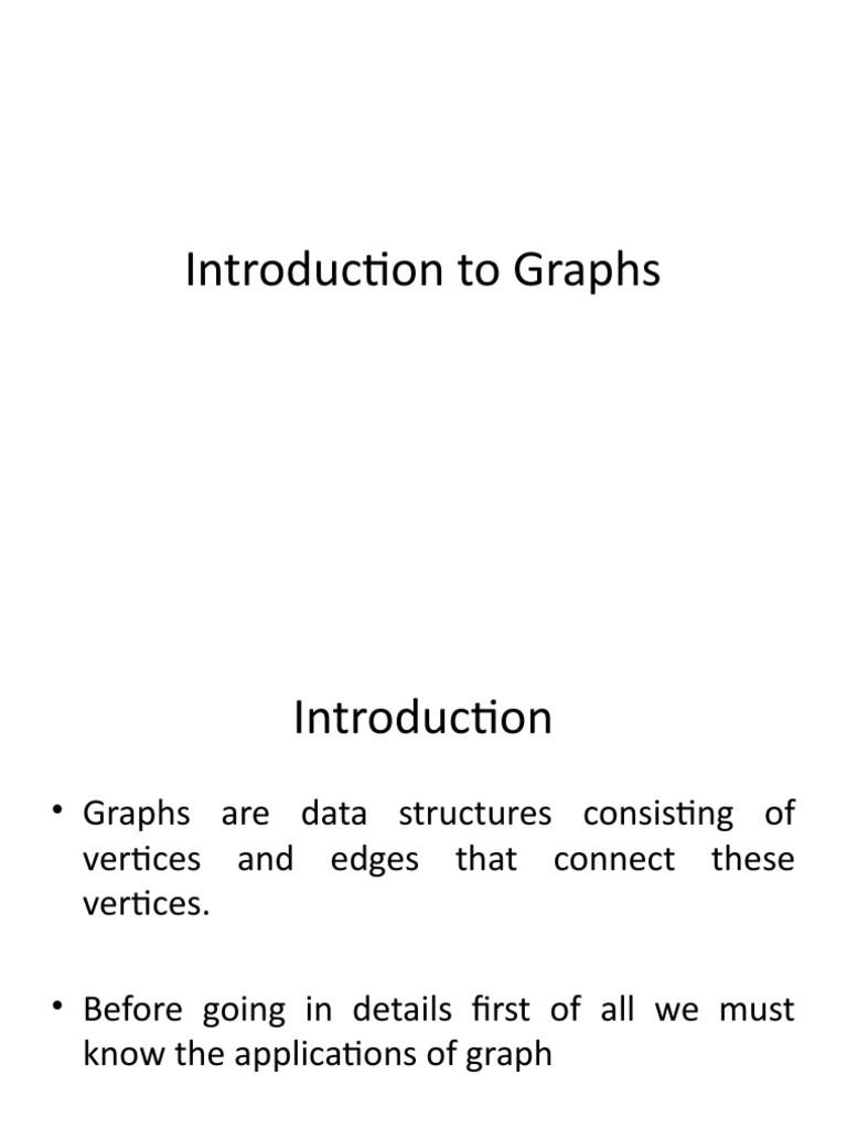 1 - Introduction To Graphs | PDF | Vertex (Graph Theory) | Theoretical ...