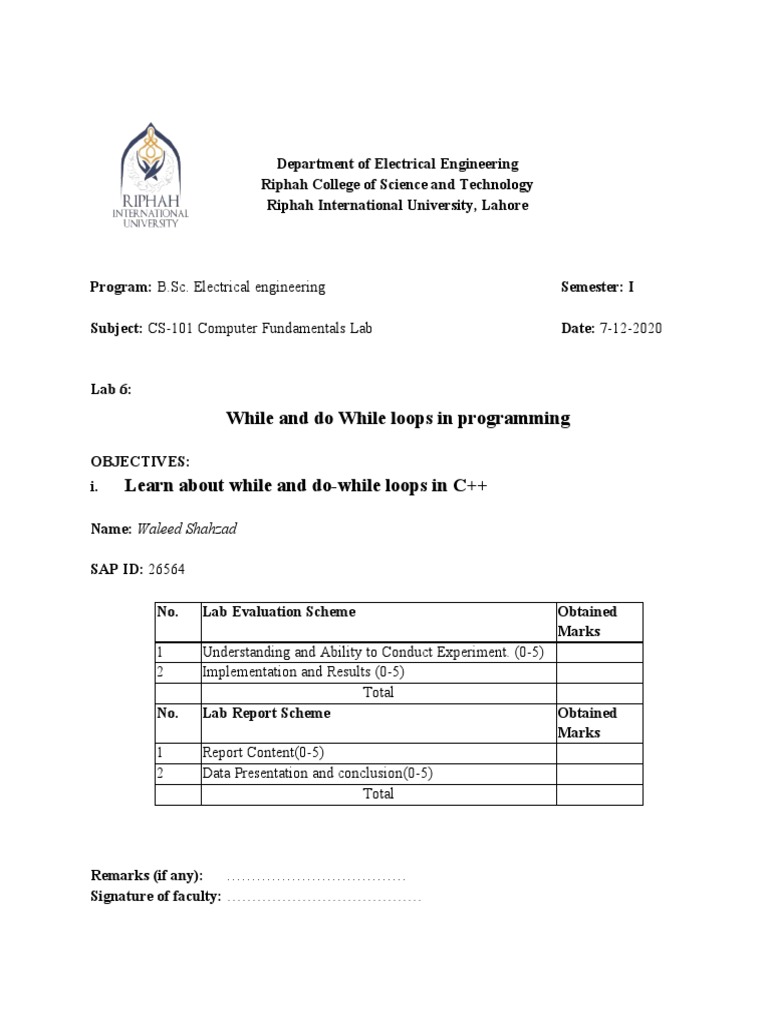 While and Do While Loops in Programming | PDF | Drink | Software ...
