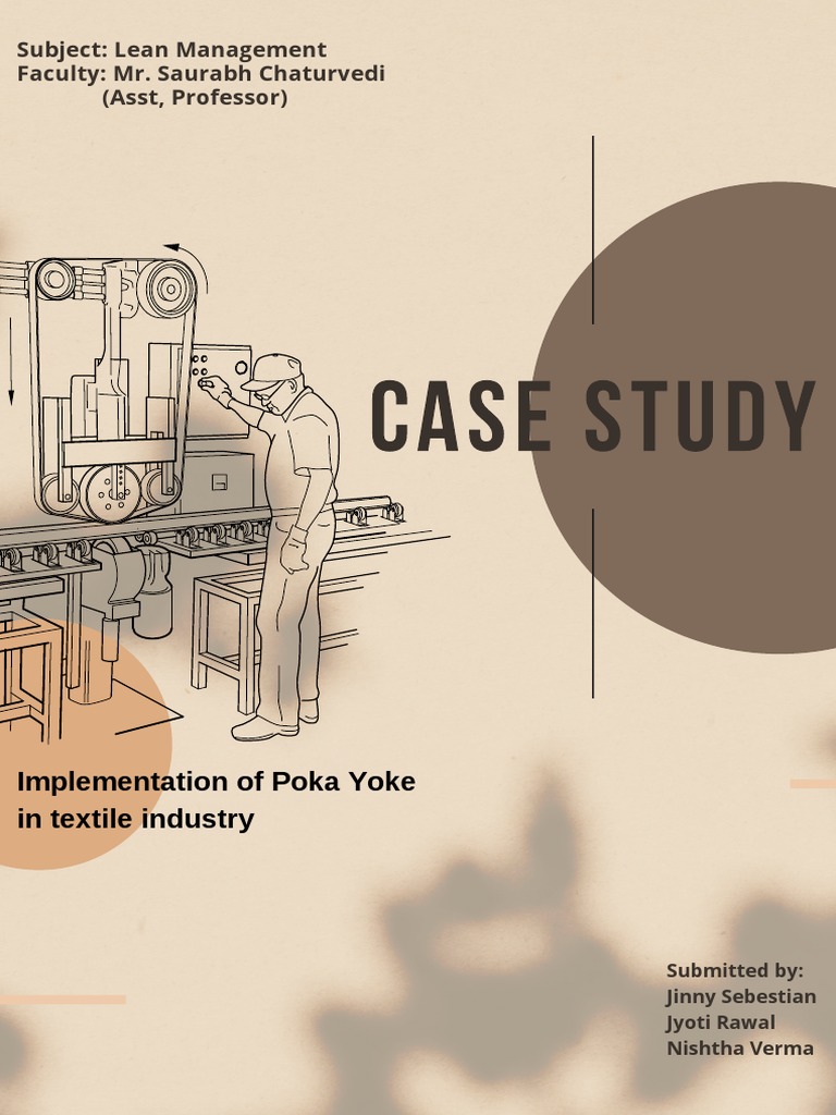 Case Study: Implementation of Poka Yoke in Textile Industry | PDF ...