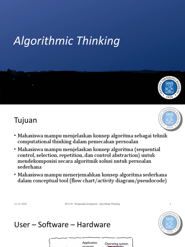 Algorithmic Thinking | PDF