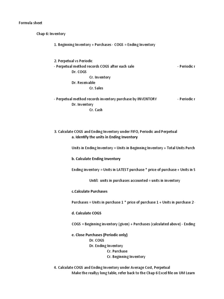 A. Identify The Units in Ending Inventory | PDF | Book Value | Inventory