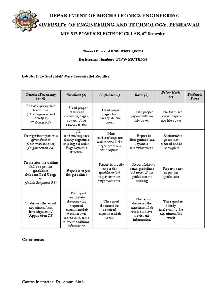 Lab 3 Pdf Rectifier Electrical Network