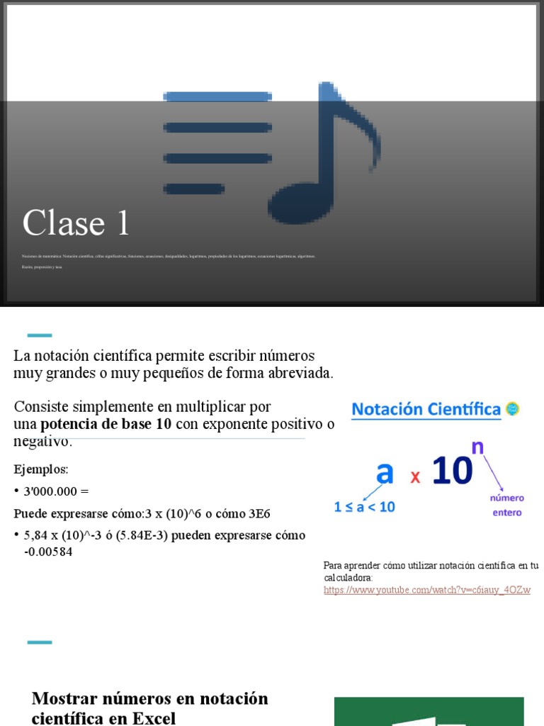 Clase de Introducción A La Estadistica Descriptiva | PDF | Ecuaciones ...