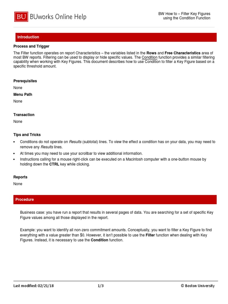 Process and Trigger: Last Modified: 02/21/18 1/3 © Boston University ...