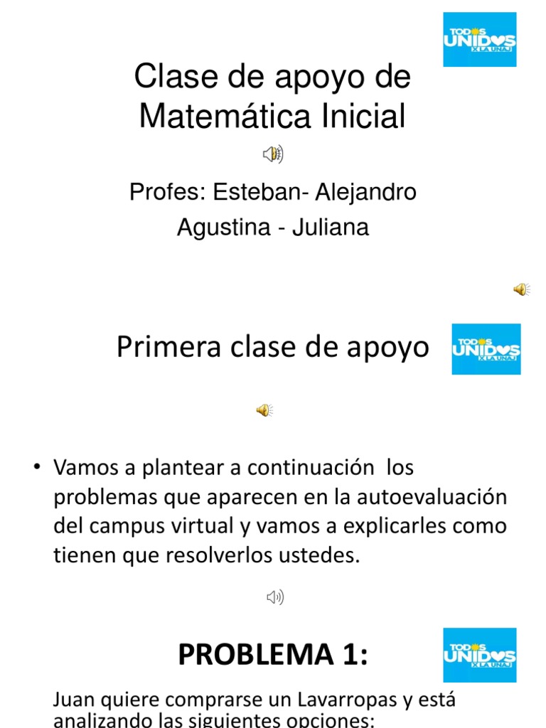 Repaso-Cpu - Primer Clase de Apoyo de Matematica Inicial (UnidosXLaUnaj) - 2020 PDF | Descargar ...