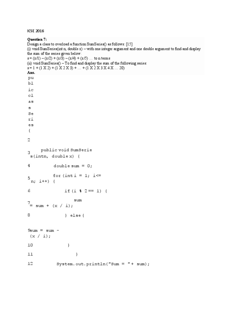 Icse 2016 | PDF