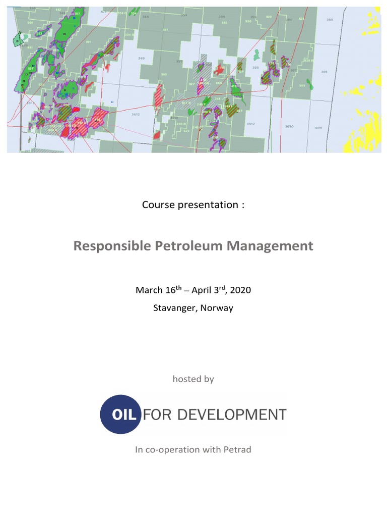 Responsible Petroleum Management: Course Presentation | PDF ...