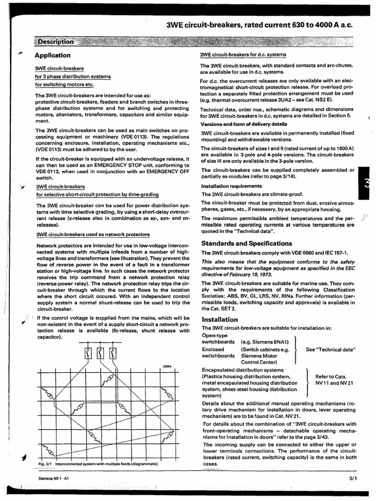 Siemens Disj 3WE33 NS1-A1 | PDF | Relay | Switch