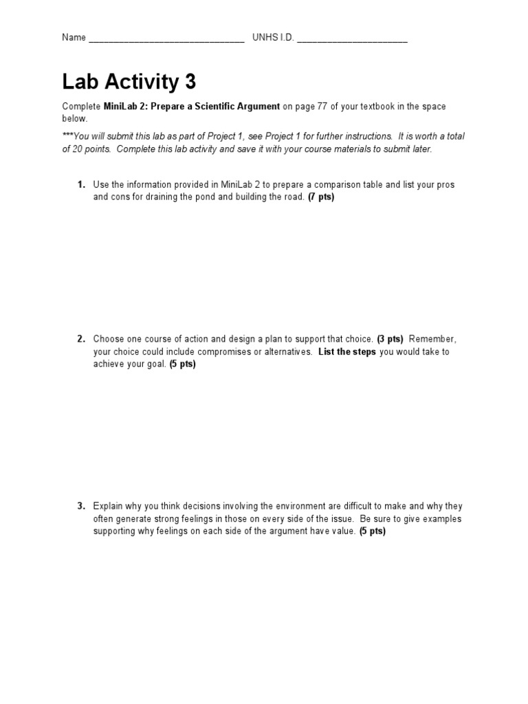 Lab Activity 3 Project1 Pdf 
