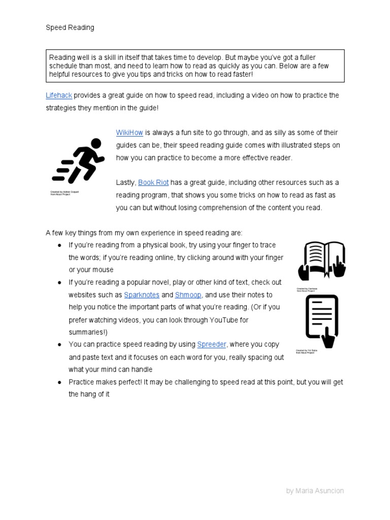 Speed Reading | PDF