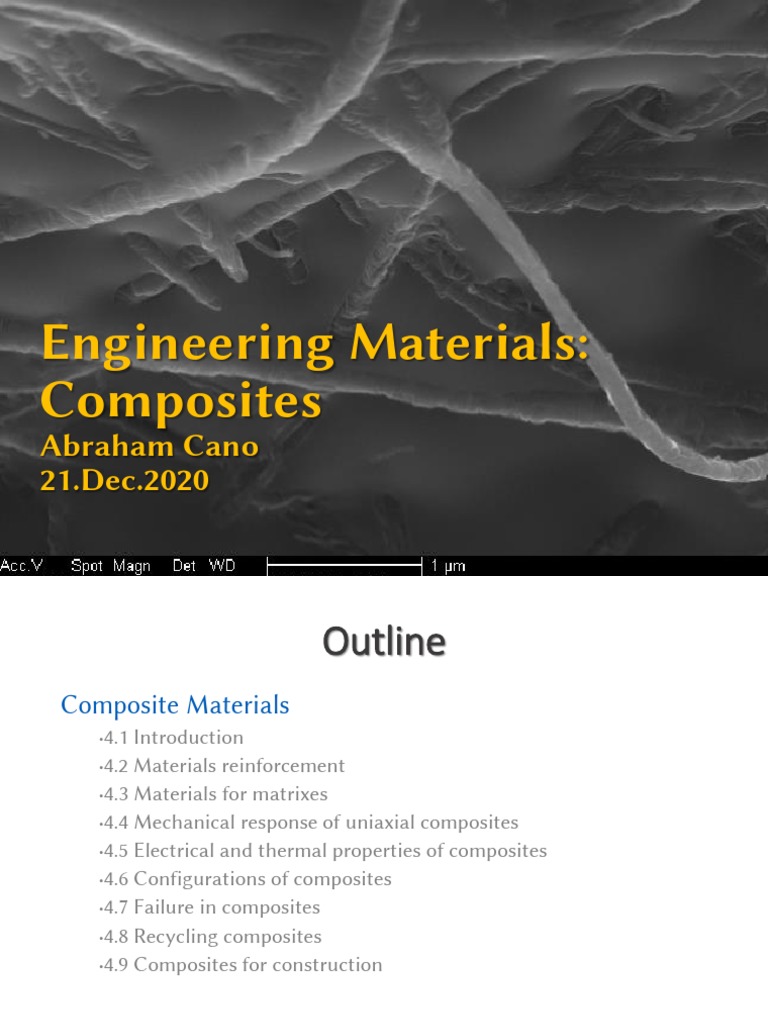 MCM-201-4-Composite Materials | PDF | Young's Modulus | Composite Material