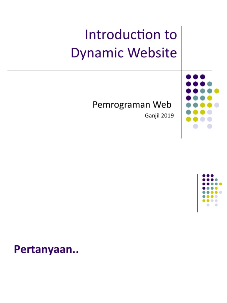 Pemprograman Web | PDF