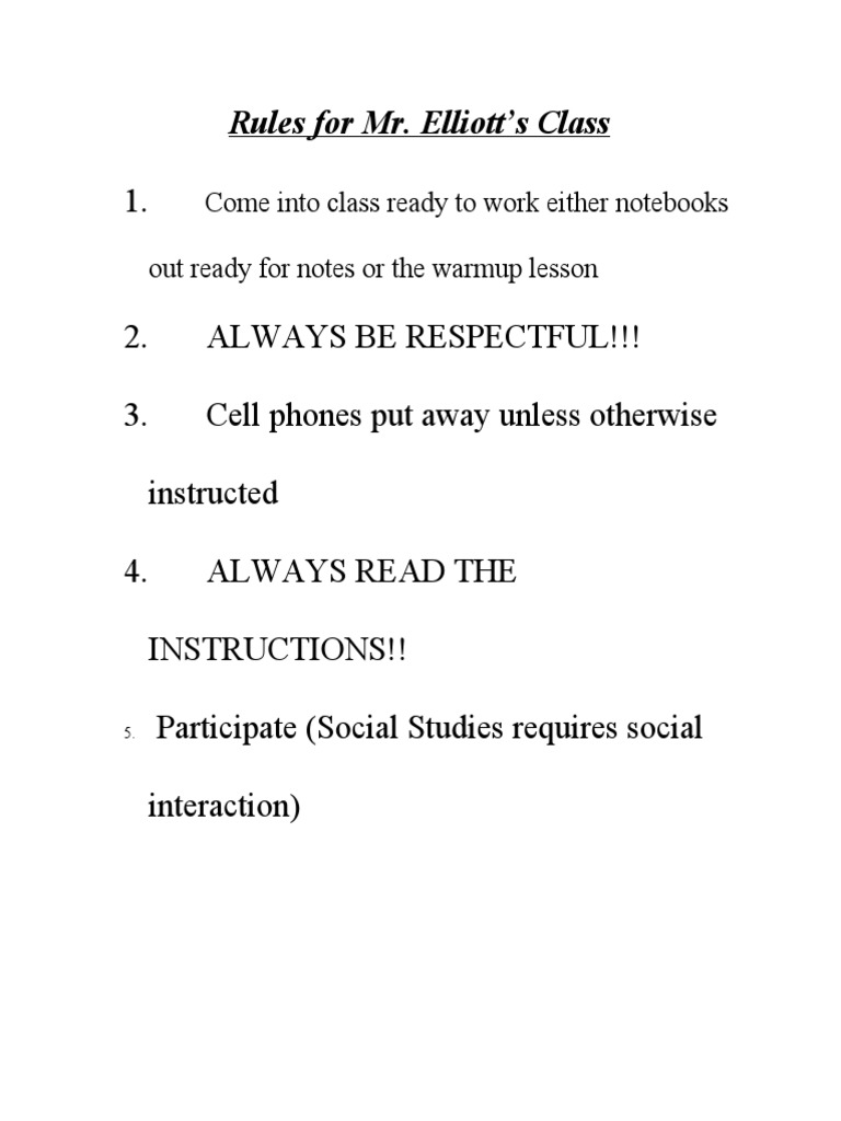 Rules For MR | PDF