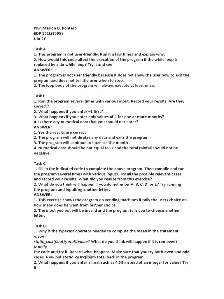 Answer:: Mean Static - Cast (Float) (Total) /value? What Do You Think ...