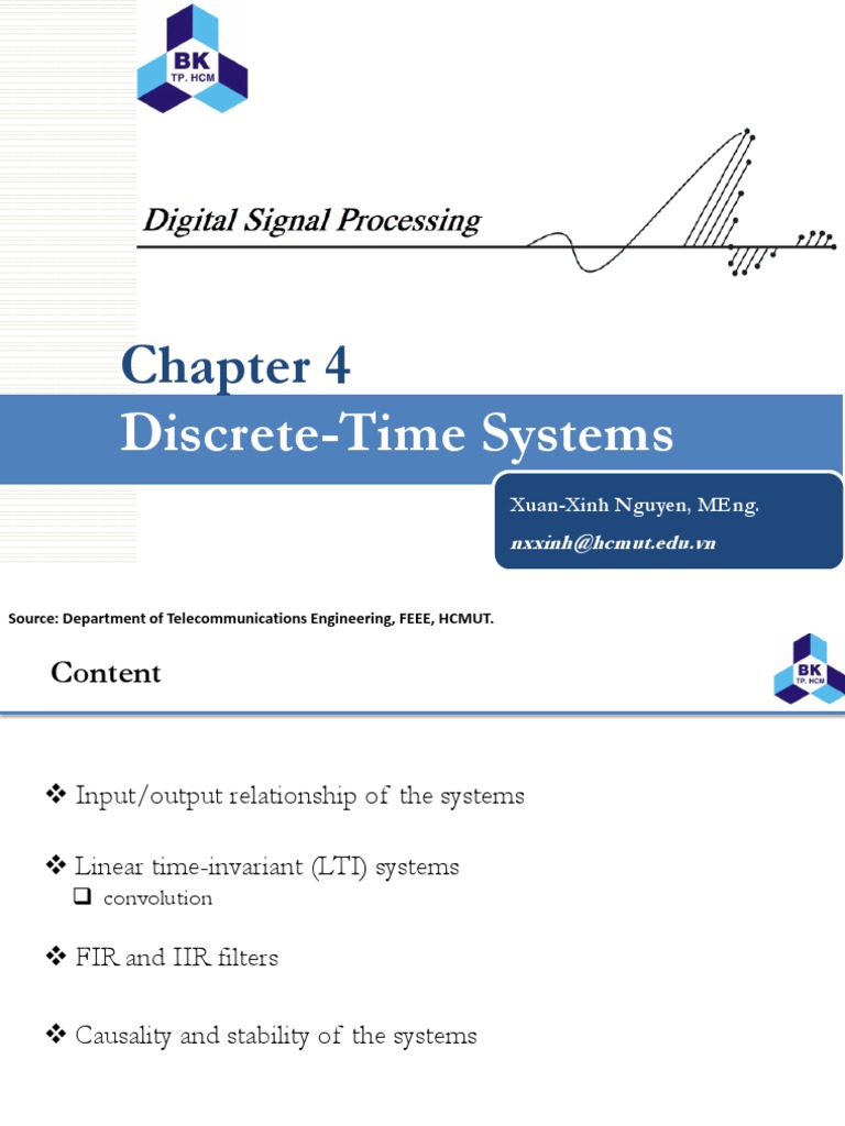 DSP Chapter4 PDF | PDF | Information And Communications Technology | Control Theory