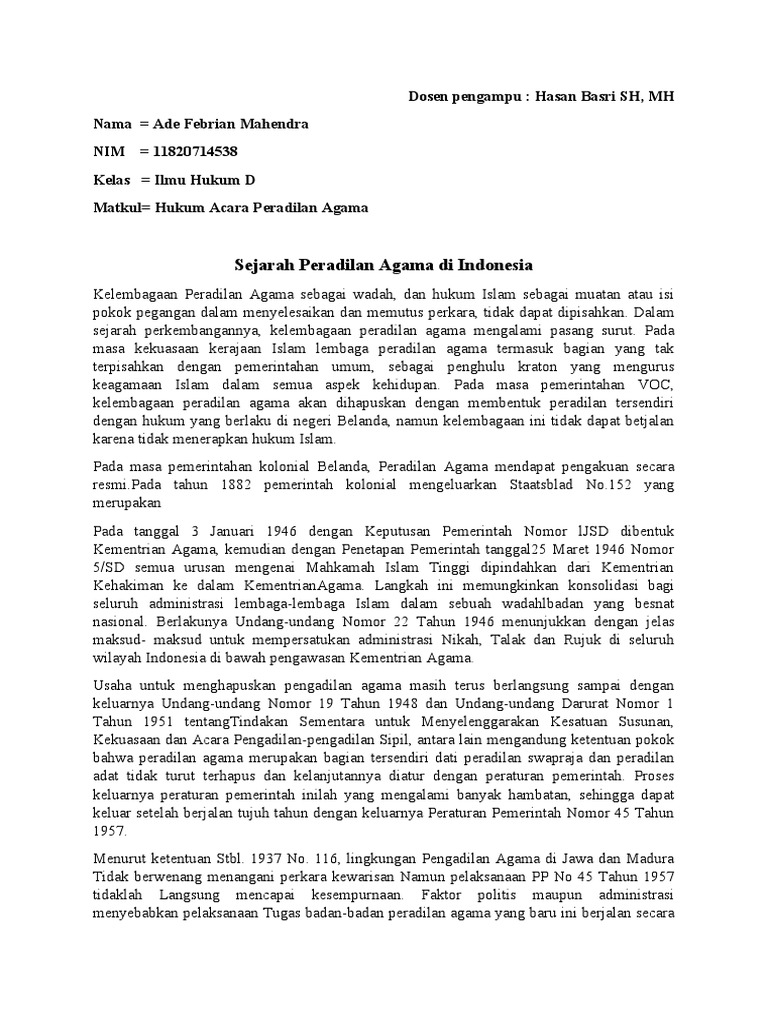 Tugas HAPA-1 | PDF | Politik