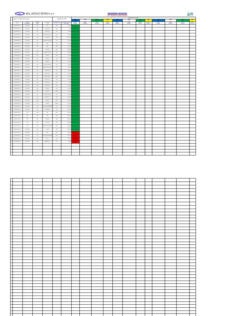 Register For Fire Extinguisher (Done) | PDF | Equipment | Wheeled Vehicles