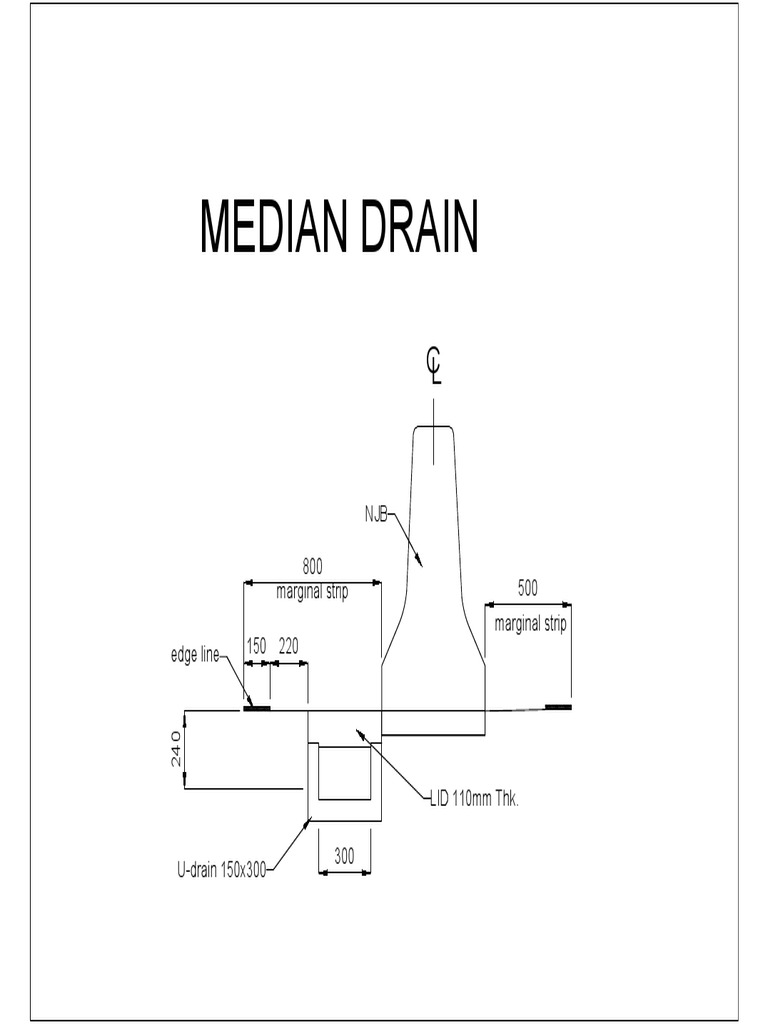 Detail Median Drain PDF | PDF