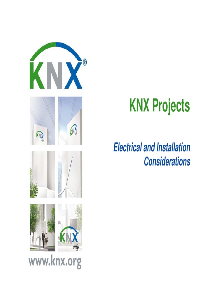 KNX Projects: Electrical and Installation Considerations | PDF ...