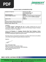 Authorized Distributor Letter | PDF | Business | Finance & Money Management