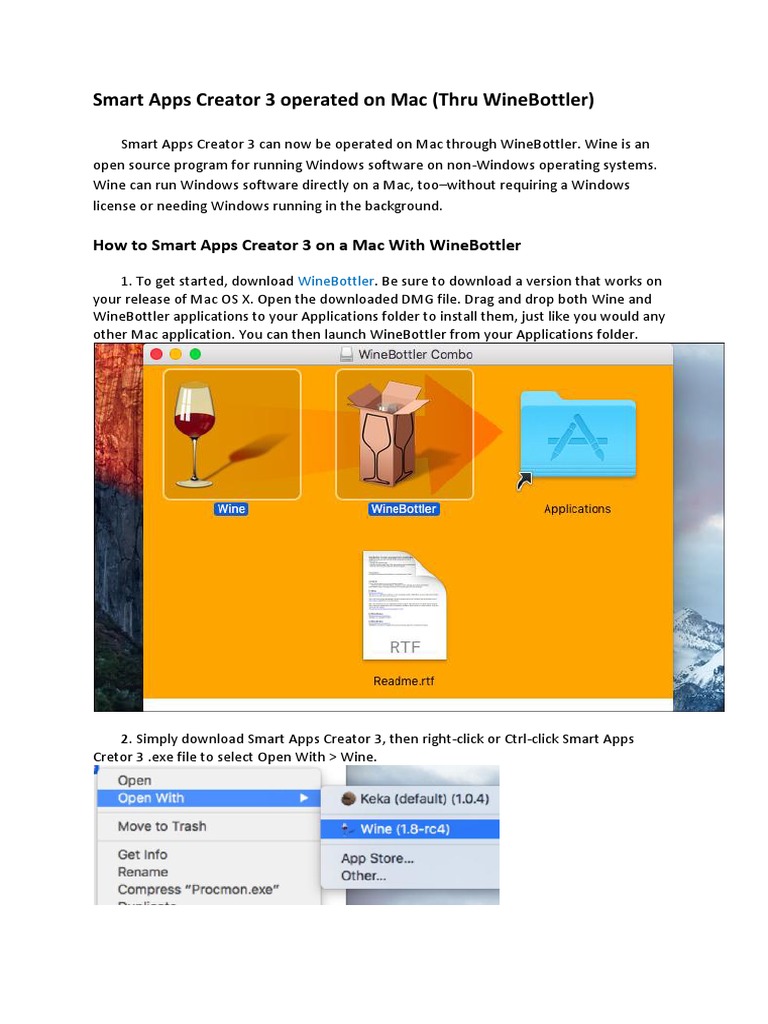 Using Smart Apps Creator 3 on Mac | PDF | Computers