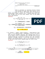 Engineering Economics Problem Solutions | PDF | Interest | Present Value