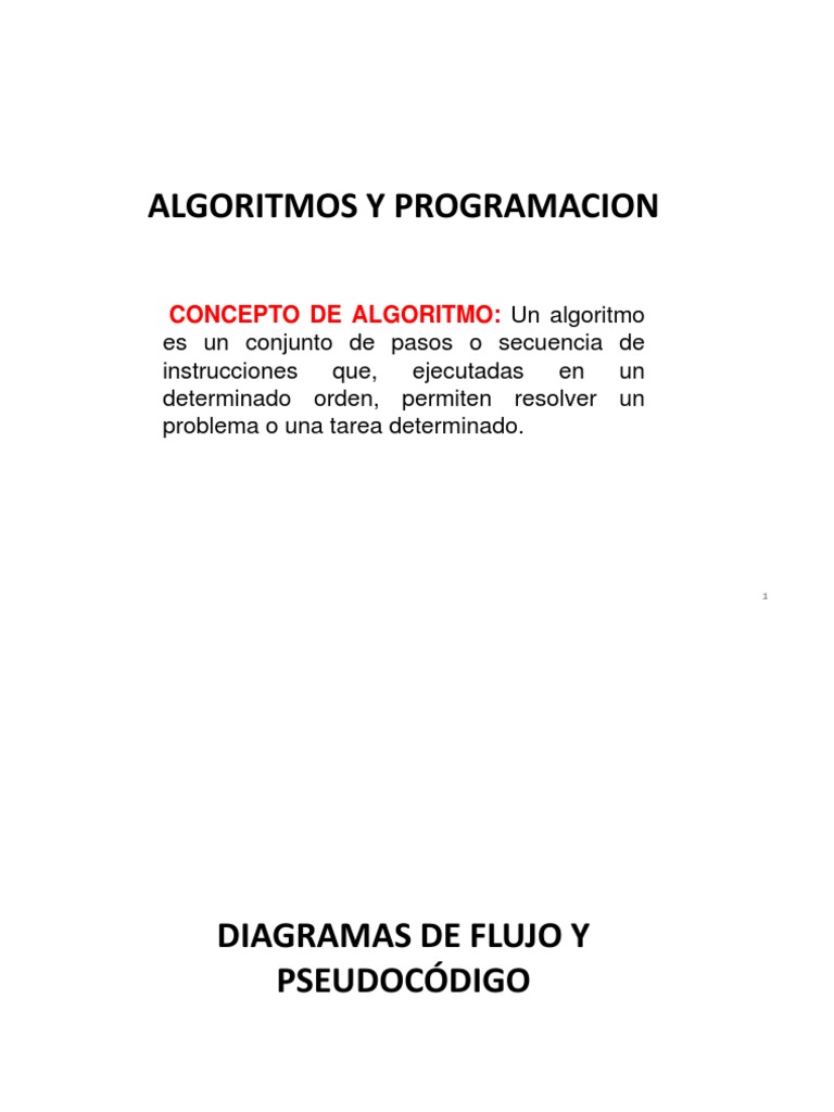 Diagrama de Flujo y Pseudocodigo 1-2 | PDF | Algoritmos | Variable (informática)
