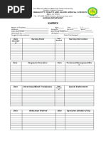 Sample of Kardex Template | PDF | Wellness | Science & Mathematics