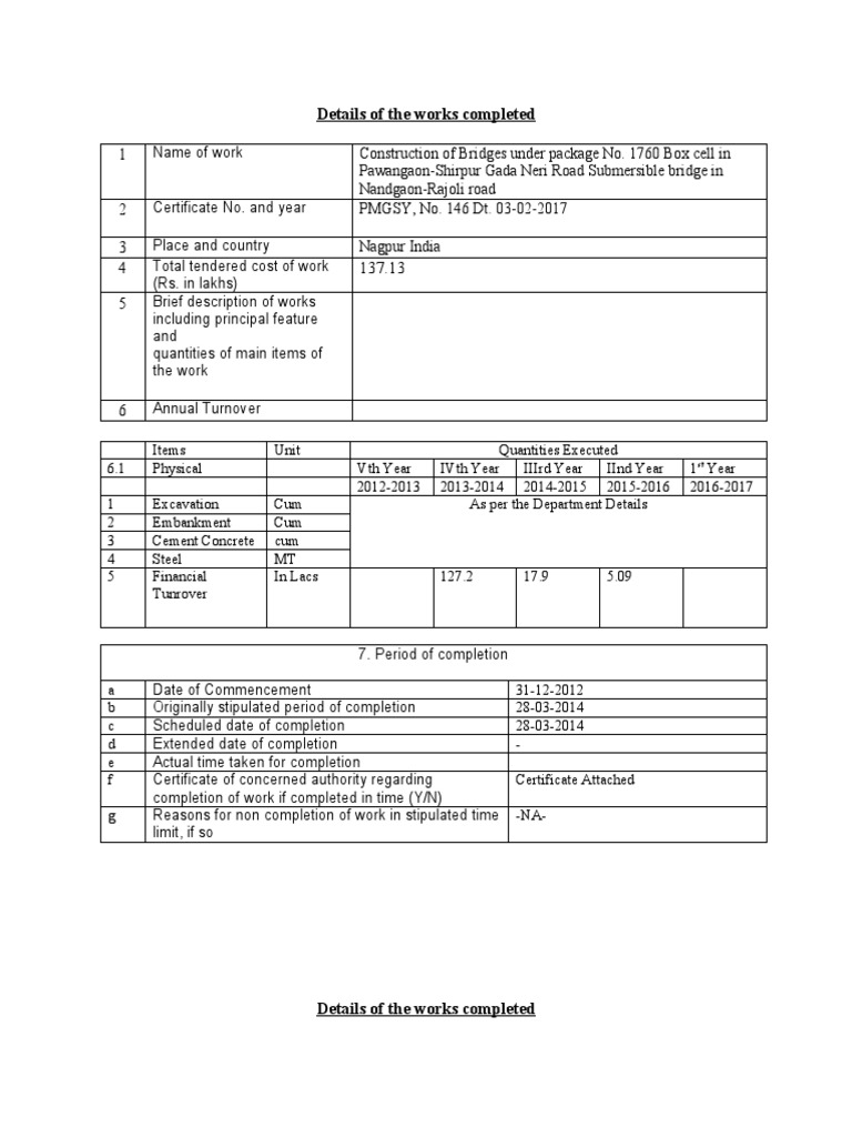 Completed Construction Projects in Nagpur | PDF | Economic Sectors ...