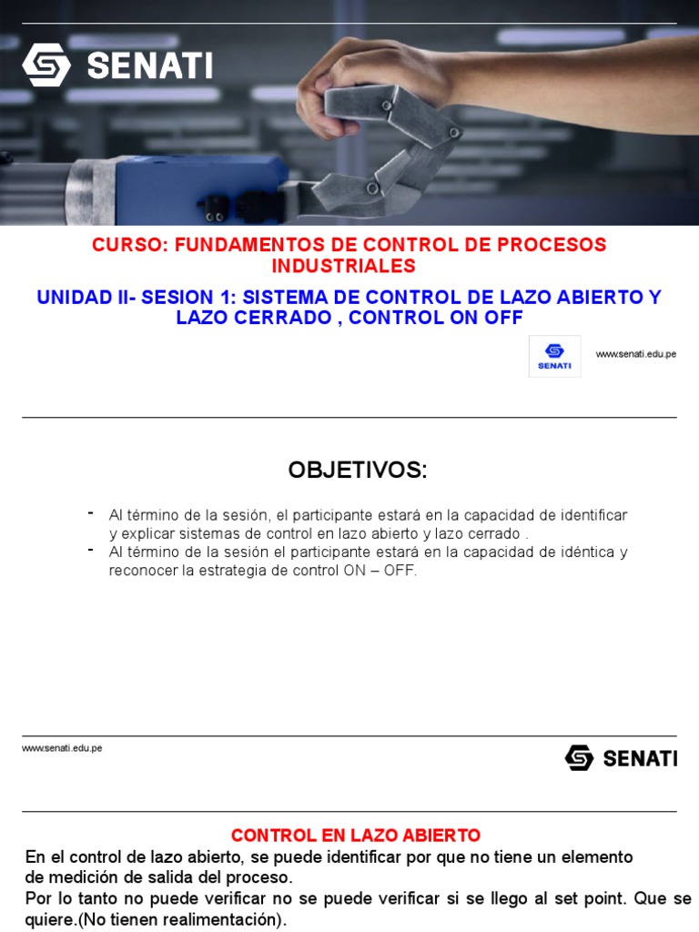 Curso: Fundamentos de Control de Procesos Industriales | PDF ...