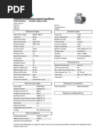 Siemens Motor Data Sheet | PDF | Electric Motor | Metrology