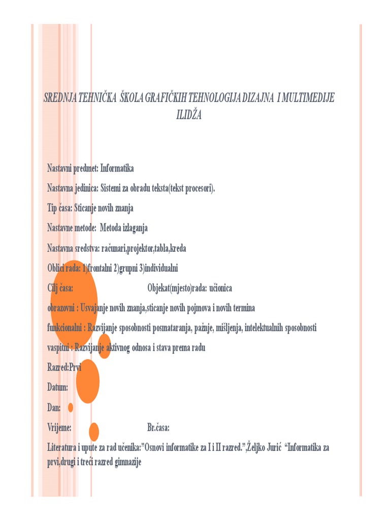 Sistemi Za Obradu Teksta April I-2 | PDF