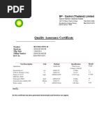 Cement Test Certificate | PDF | Cement | Manmade Materials