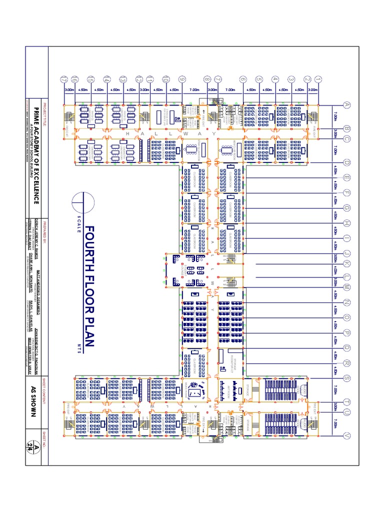 Archi (Floorplan Layout) (4TH) | PDF | Educational Buildings | Classroom