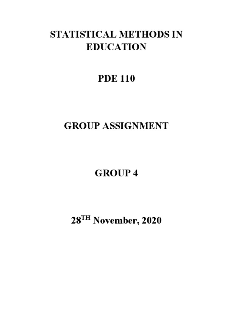 Statistics Assignment | PDF | Standard Deviation | Applied Mathematics
