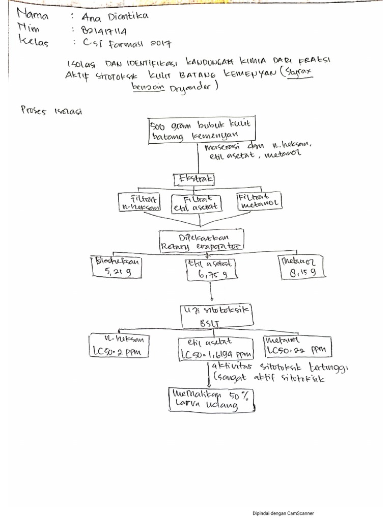 Ana Diantika Isolasi Senyawa Bioaktif | PDF