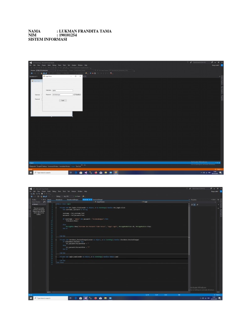 Bahasa Pemrograman Lukman Frandita Tama | PDF