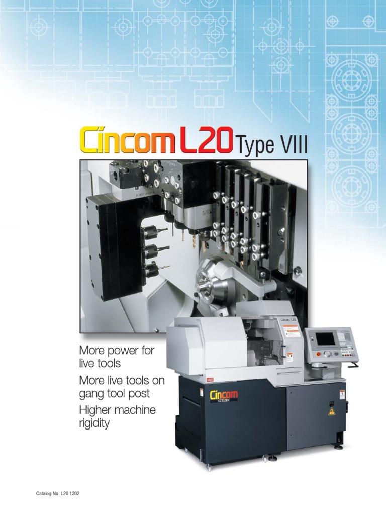 Type VIII: More Power For Live Tools More Live Tools On Gang Tool Post ...