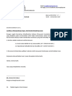 Surat Permohonan Sewa Dewan | PDF