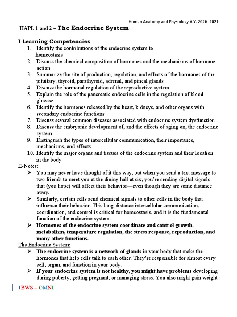 Human Anatomy - Module 1 & 2 - Final Term | PDF | Luteinizing Hormone ...